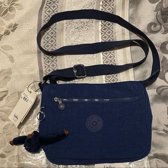 Kipling | Bags | Kipling Ink Blue Tonal Callie | Poshmark